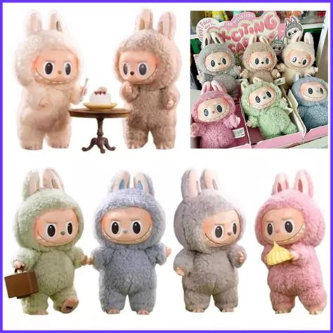 Pop Mart Labubu The Monsters Etciting Macaron Plush Series 1 6pcs