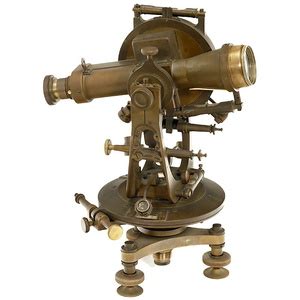 Brass Theodolite Breithaupt And Sohn Kassel C 1