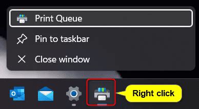 Create Print Queue Action Center Shortcut In Windows Windows Forum