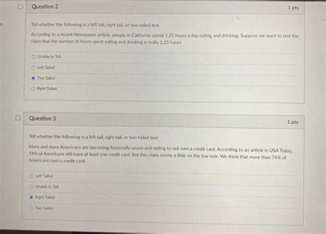 solved u question 2 1 pts 5 tell whether the following is a