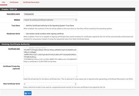 How To Setup The Latest PfSense OpenVPN Client Knowledgebase TorGuard