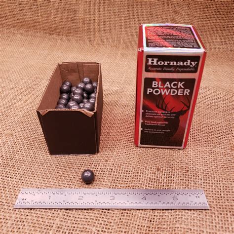 Hornady 44 Caliber Lead Ball Projectiles 454 Diameter 6070 100