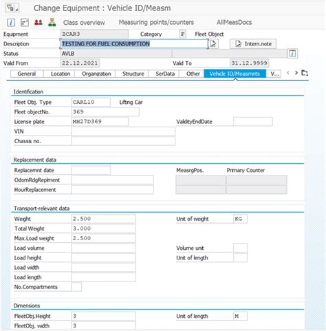 Sap Fleet Management Configuration Along With Fuel Consumption Ifcu In Plant Maintenance
