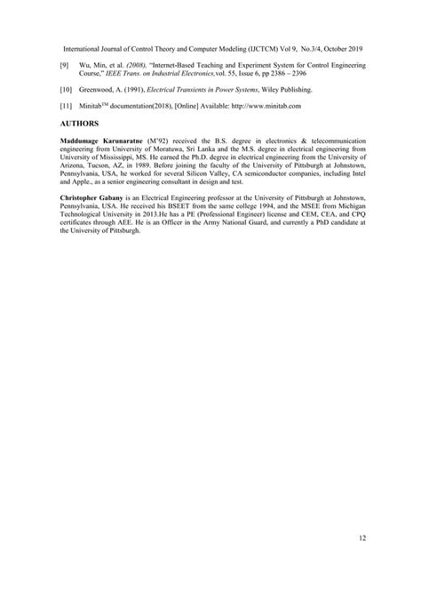 Power System Problems In Teaching Control Theory On Simulink Pdf