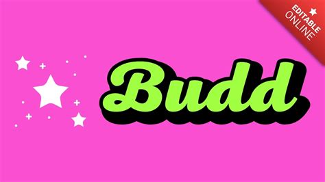 Budd Groovy Text Effect Generator