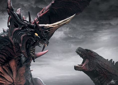 Artstation Monsterverse Destroyah Redesign Final Form Concept Art
