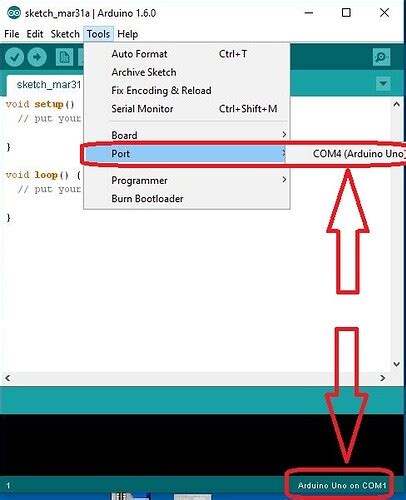 Ide Showing Two Different Com Ports Uploading Arduino Forum