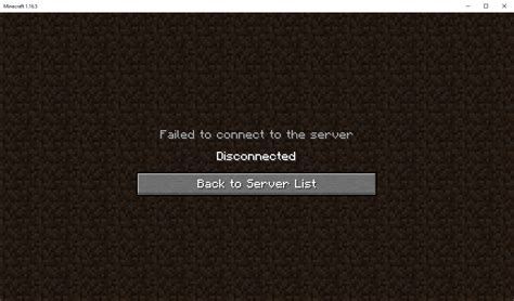 Bug Failed To Connect To The Server Disconnected · Issue 44