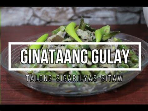 Paano magluto ng Ginataang Gulay (Sitaw,Talong,Sigarilyas) - YouTube