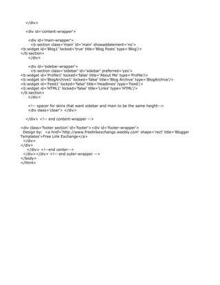 Simple Blue Blog Template XML 的副本 DOC