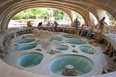 Premium Photo Concrete Progression Construction Photo