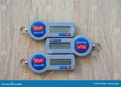 Close Up On A RSA SecurID Token Editorial Photo Image Of Remusrigo Token