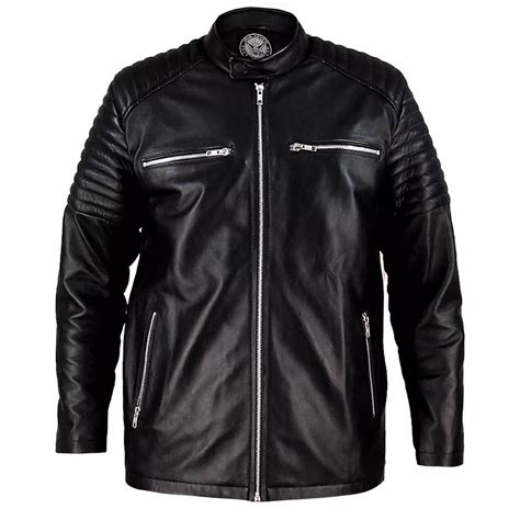 Jual Java Seven Java 7 Leather Jaket Pria Kulit Domba Pull Up Hitam Premium Jvt 004 Original