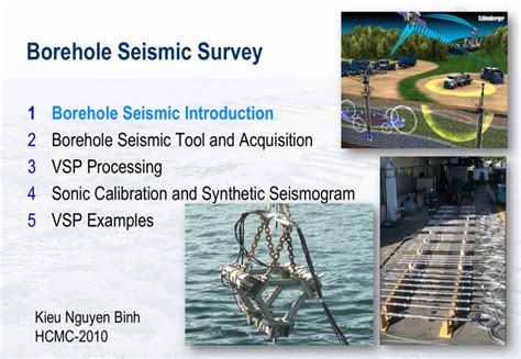 Borehole Seismic Survey Vsp Techniques And Applications
