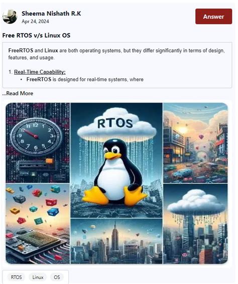 Freertos Linuxos Embeddedsystems Rtos Iot Realtimeoperatingsystem Microcontrollers