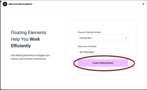 Add A Floating Bar To Your Site Elementor