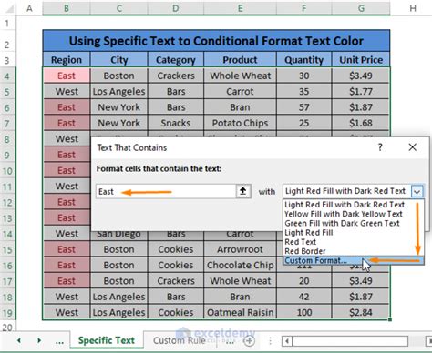 excel conditional formatting text color 3 easy ways exceldemy