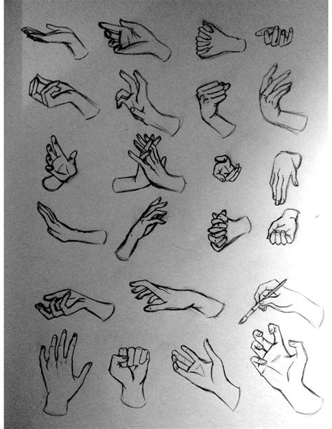 Hand Reference Sheet By Seaflowergarden On Deviantart