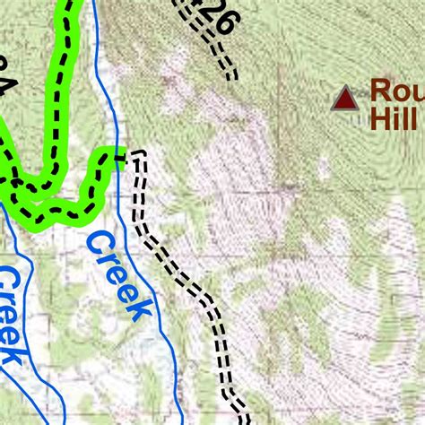 Weston Pass Area Hiking Trails Map By Park County Recreation And Resource