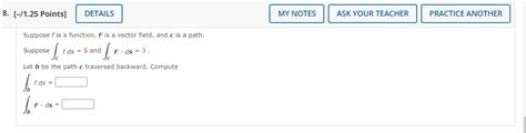 Solved 8 125 Points Details My Notes Ask Your Teacher