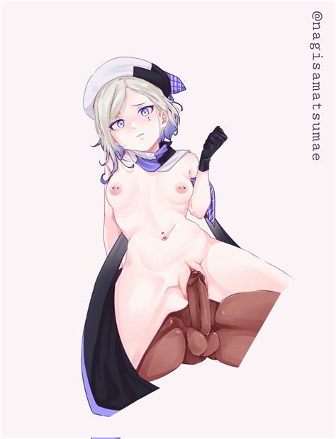Rule 34 1boy Beret Black Gloves Black Headwear Black Scarf Blonde