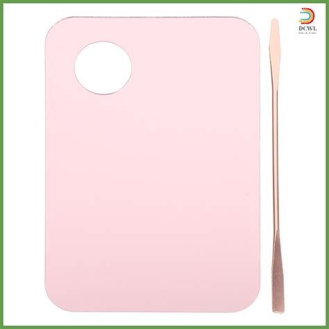 เครื่องมือ ไม้พายแต่งหน้าผสม Palette ถาดสี Foundation Set Stick 15 00x9 90x0 20cm สแตนเลสอะคร