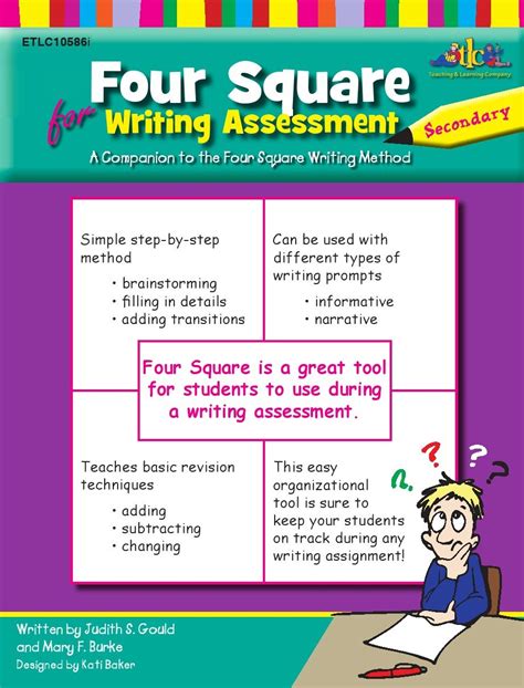Four Square For Writing Assessment Secondary A Companion To The Four Square Writing Method