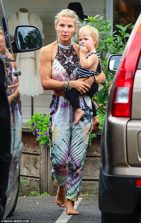 Elsa Pataky Wears Jumpsuit Bought With Miley Cyrus To Byron Bay With Husband Chris Hemsworth
