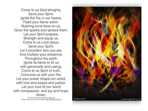 Pentecost 2015 Inspirational Quote Come To Us God Simply