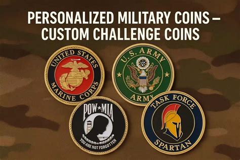 Personalized Military Coins Custom Challenge Coins Factory Price
