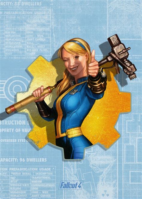 Pin Up Girl Blonde Poster Picture Metal Print Paint By Fallout