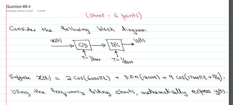 Solved Consider The Following Block Diagram Suppose Xt