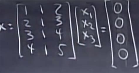 Sonny不讀不行 Linear Algebra筆記9 Nullspace Of Matrix A