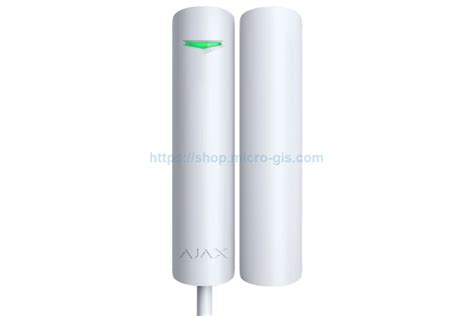 Ajax DoorProtect Plus Fibra White Wired Opening Sensor