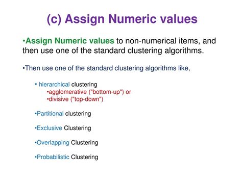 ppt clustering of non numerical data powerpoint presentation free
