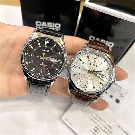 Часы наручные мужские кварцевые Casio Mtp V006l 1c часы на руку с индикатором даты и дня недели