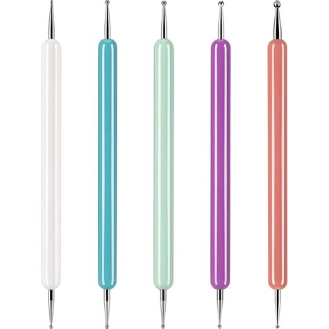5 Bolígrafos Esféricos En Relieve Para Papel De Transferencia