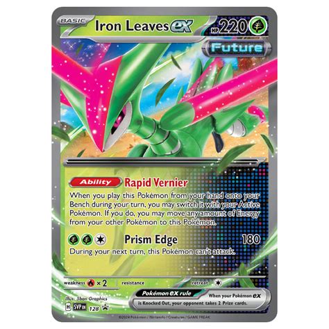 Svp128 Iron Leaves Ex Holo Promo The Game Tree Nz