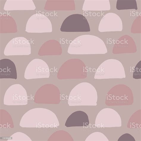 추상 벡터 손 은 매끄러운 패턴을 그린 둥근 기하학적 모양 배경 세미 서클 다채로운 낙서 배경 기하 도형에 대한 스톡 벡터 아트 및 기타 이미지 Istock