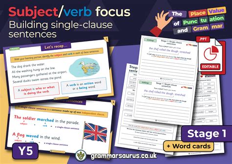 Year 5 The Place Value Of Punctuation And Grammar Subjectverb Focus