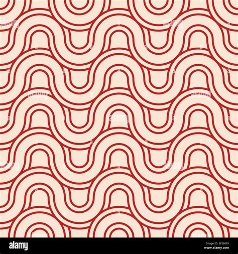 Abstract Seamless Seamless Braided Linear Pattern Wavy Lines Endless Striped Texture With