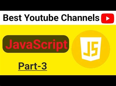 Best Youtube Channels To Learn Java Script Best Resources To Learn Java Script For Beginners