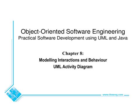 PPT Chapter Modelling Interactions And Behaviour UML Activity Diagram PowerPoint