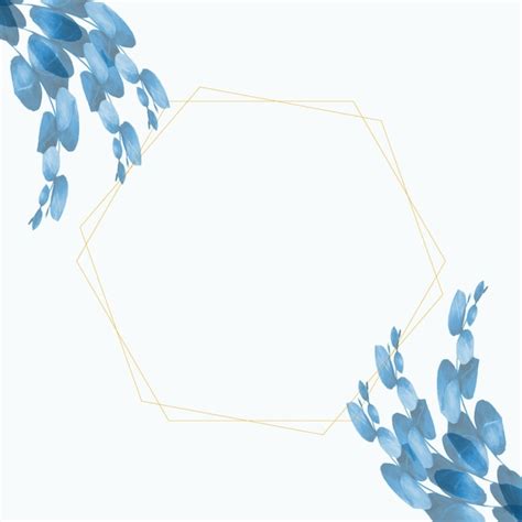 Premium Vector Watercolor Flower Polygon