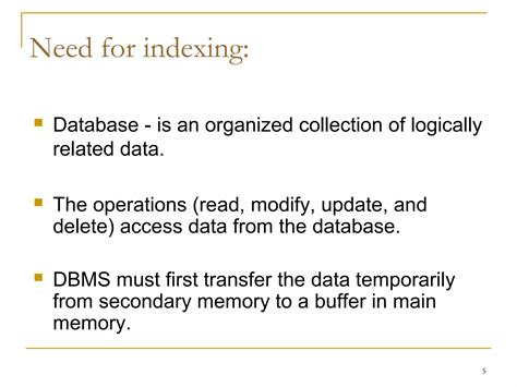 File Organization And Indexing Ppt