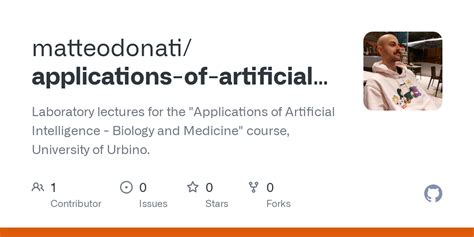 Github Matteodonatiapplications Of Artificial Intelligence Lab