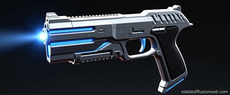 Mass Effect Energy Pistol Stable Diffusion Online