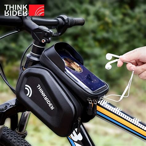 Thinkrider Bike Bag Frame Front Top Tube Cycling Bag Waterproof 7in