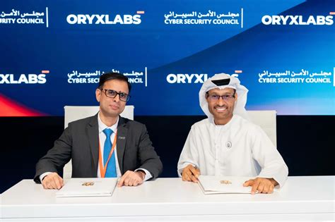 Uae Cyber Security Council And Edge Entity Oryxlabs Sign Mou To Strengthen Information Security
