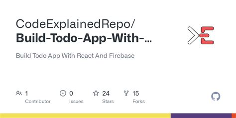 Github Codeexplainedrepobuild Todo App With React And Firebase Build Todo App With React And
